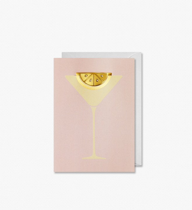 COCKTAIL GREETING CARD WITH MULTI-USE METAL CLIP – arpyes